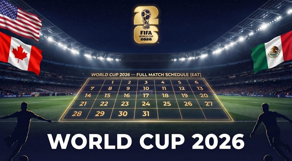 World Cup 2026 Full Schedule in East Africa Time (EAT)